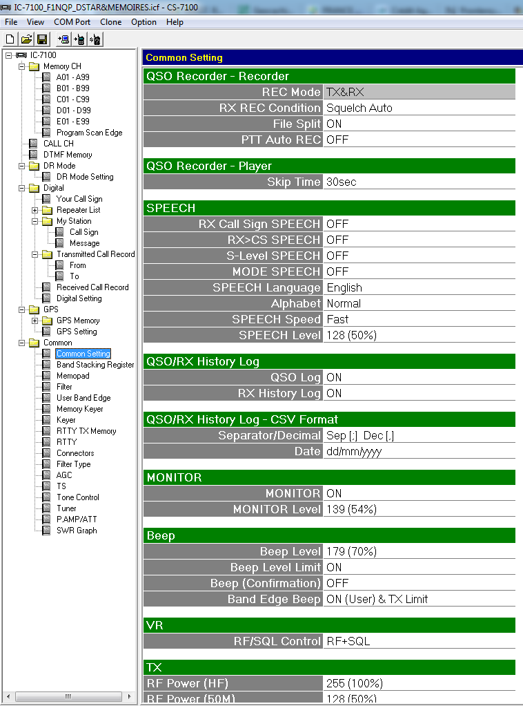 F1NQP.FR - ICOM IC-7100.
