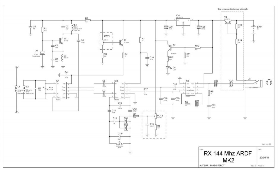 F1NQP.FR - ARDF, Récepteur VHF Version 2. (F8AZG)